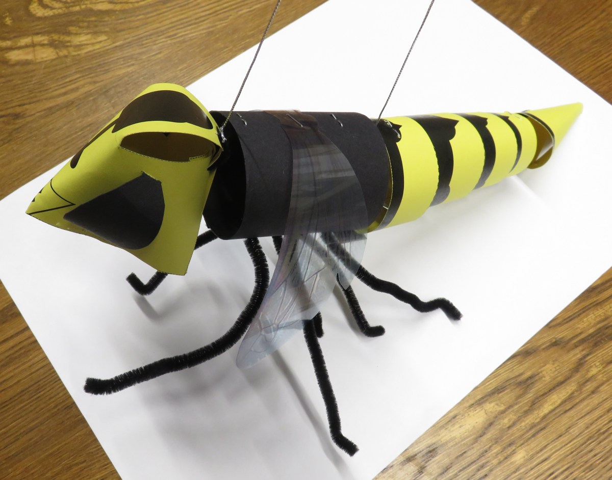 Make a model wasp – Crunchy on the outside